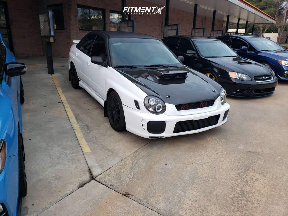 2002 Subaru WRX WRX with 18x9.5 AVID1 AV20 and Michelin 245x40 on ...