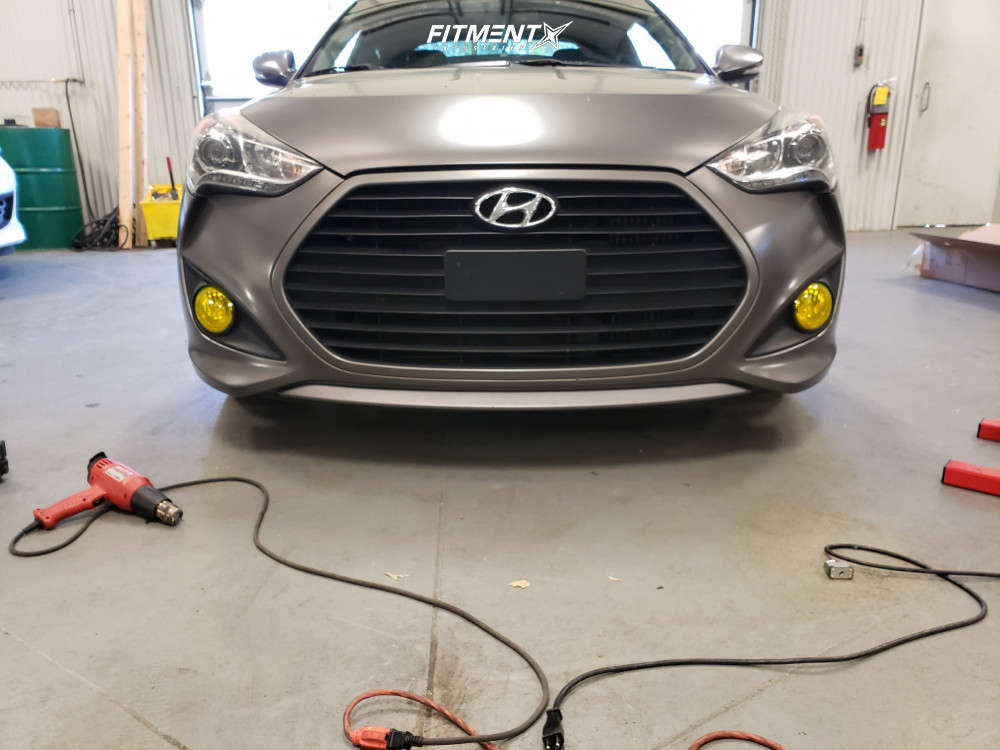 2015 Hyundai Veloster Turbo with 18x8 Konig Ssm and Nexen 215x45 on ...
