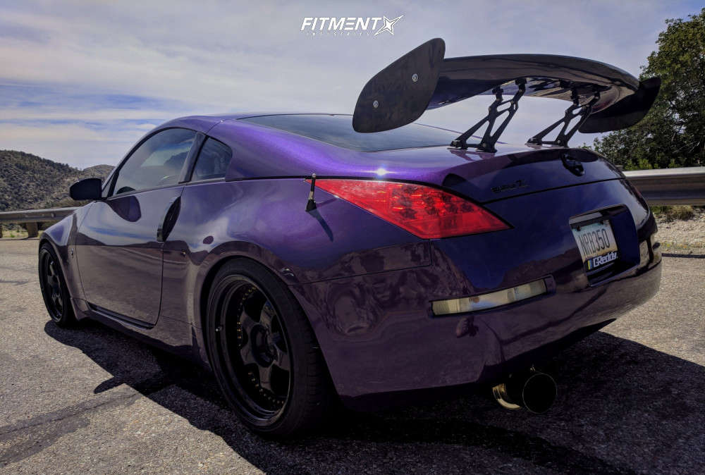 2007 Nissan 350Z Base with 19x9.5 Work Meister S1r and Radar 245x35 on ...