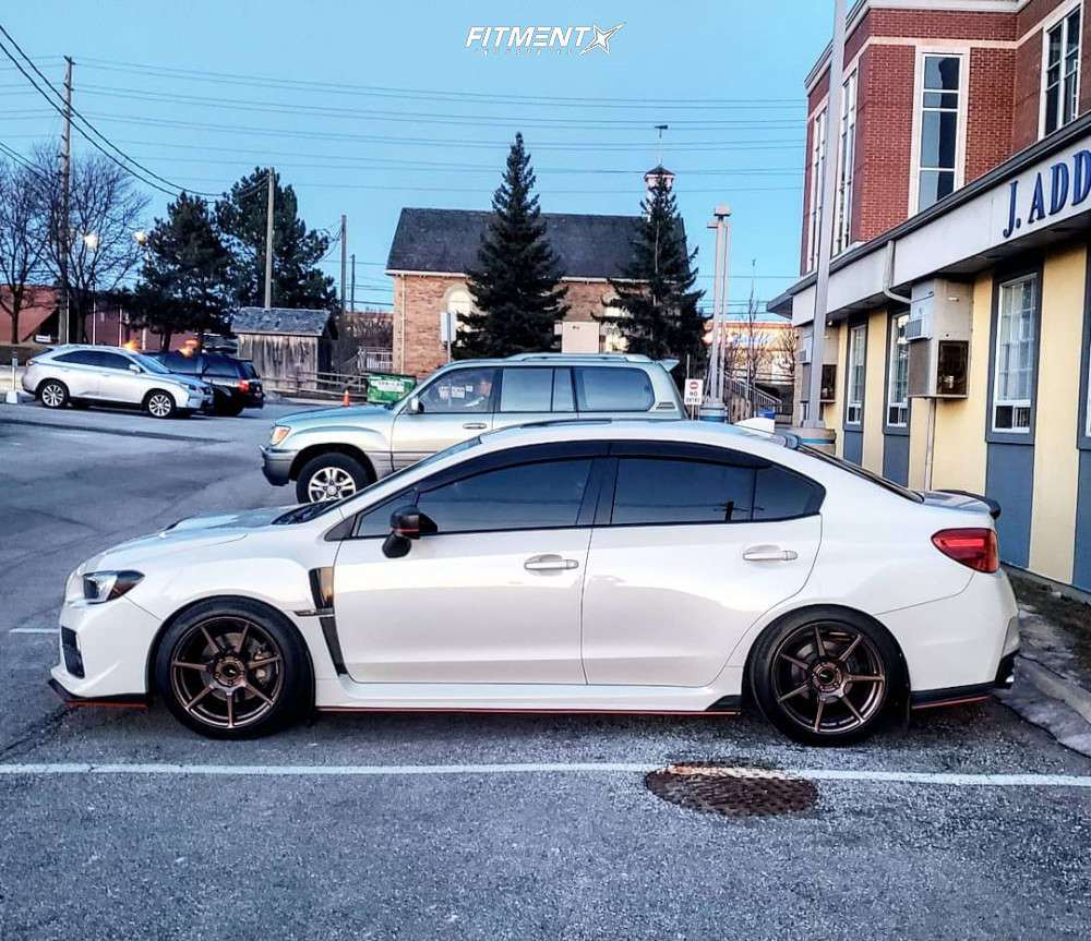 2015 Subaru WRX Premium with 18x8.5 Enkei Tfr and Pirelli 245x40 on ...