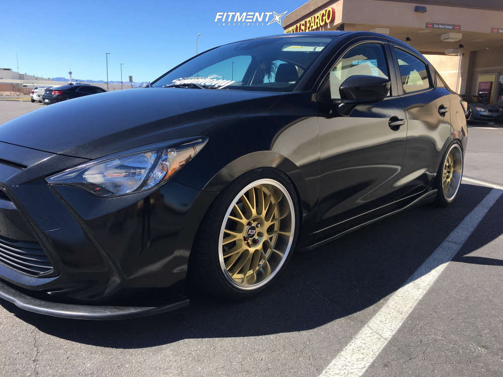 2016 Scion IA Base with 18x8.5 STR 514 and WinRun 245x40 on Coilovers ...