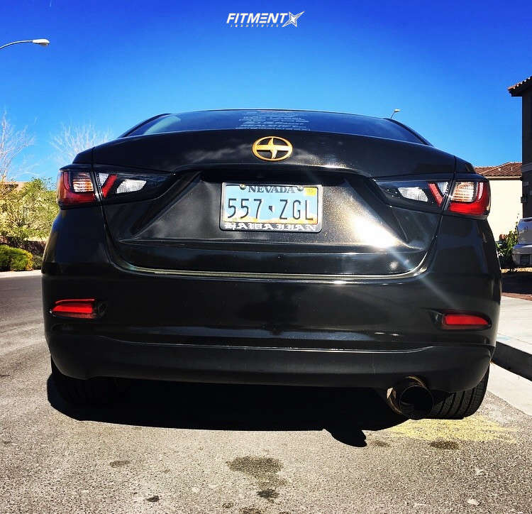2016 Scion IA Base with 18x8.5 STR 514 and WinRun 245x40 on Coilovers ...
