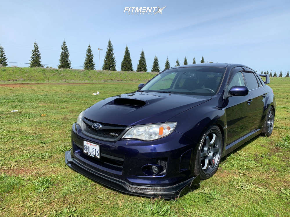 2012 Subaru WRX Base with 18x8.5 Rays Engineering 57DR and Falken ...