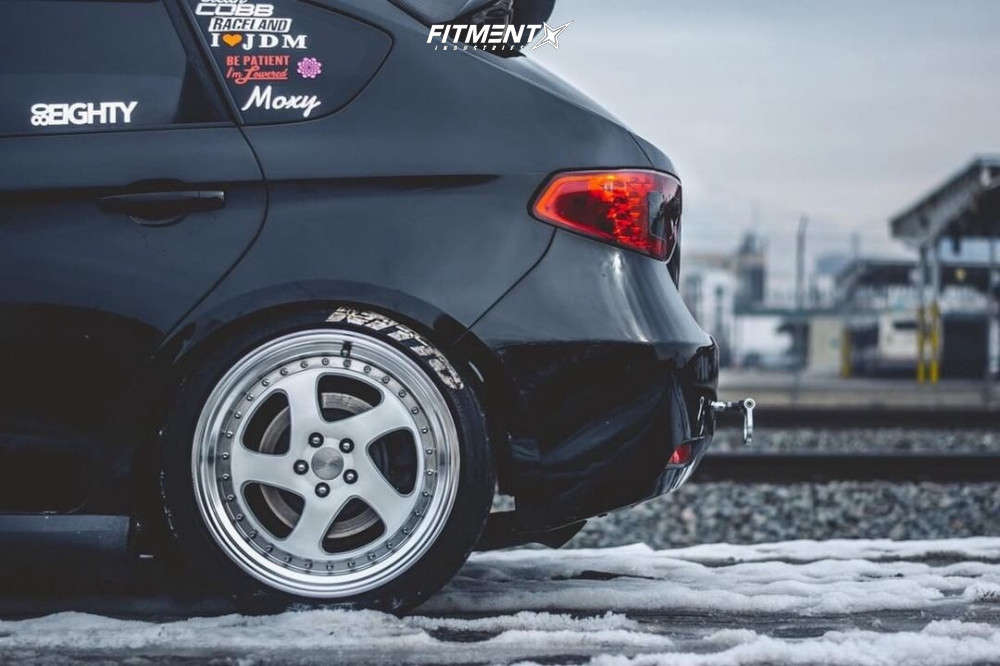 2008 Subaru Impreza WRX with 18x9.5 ESR Sr02 and Nitto 235x40 on ...