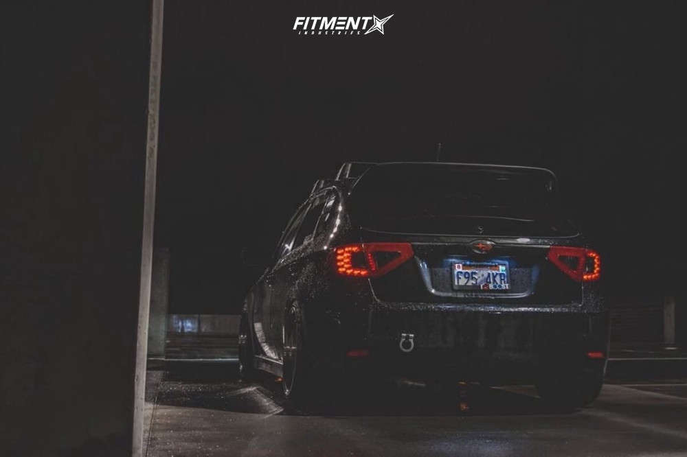 2008 Subaru Impreza WRX with 18x9.5 ESR Sr02 and Nitto 235x40 on ...