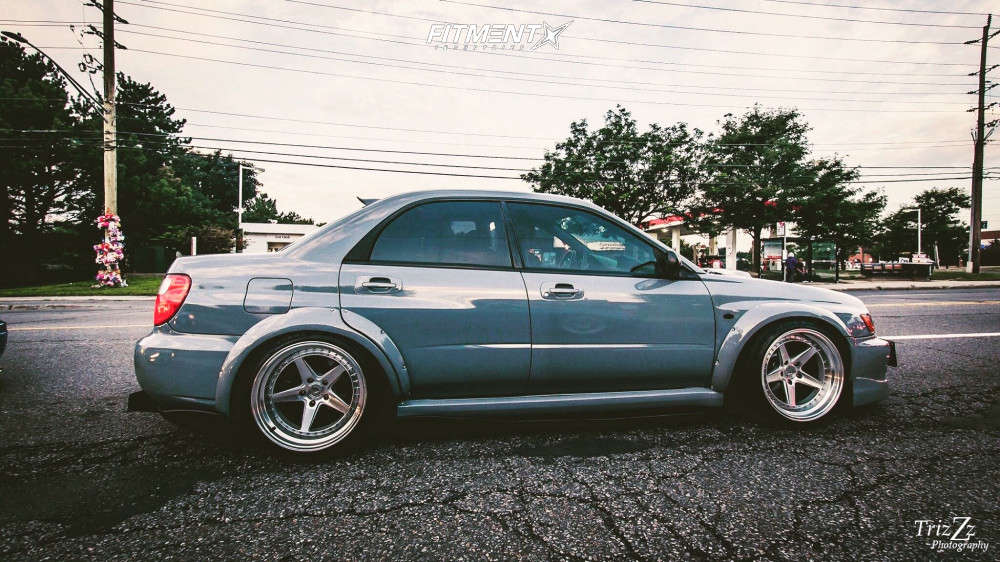 2002 Subaru WRX WRX with 18x10.5 Aodhan Ds05 and Landsail 255x35 on ...