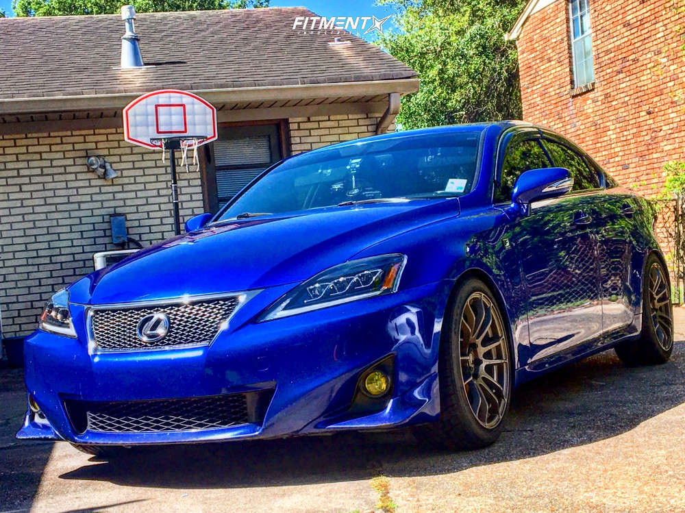 2011 Lexus IS250 Base with 18x8.5 AVID1 AV20 and Nitto 235x40 on ...