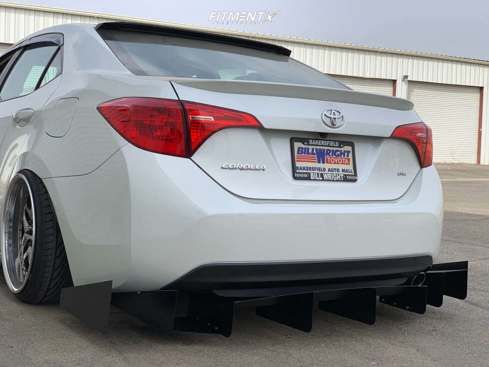 2018 Toyota Corolla SE with 18x10 Heritage Ebisu and Toyo Tires 215x35 ...