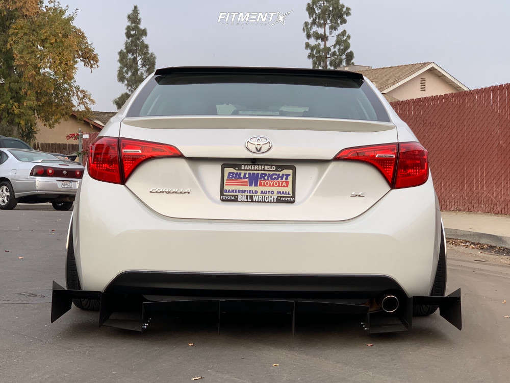 2018 Toyota Corolla SE with 18x10 Heritage Ebisu and Toyo Tires 215x35 ...