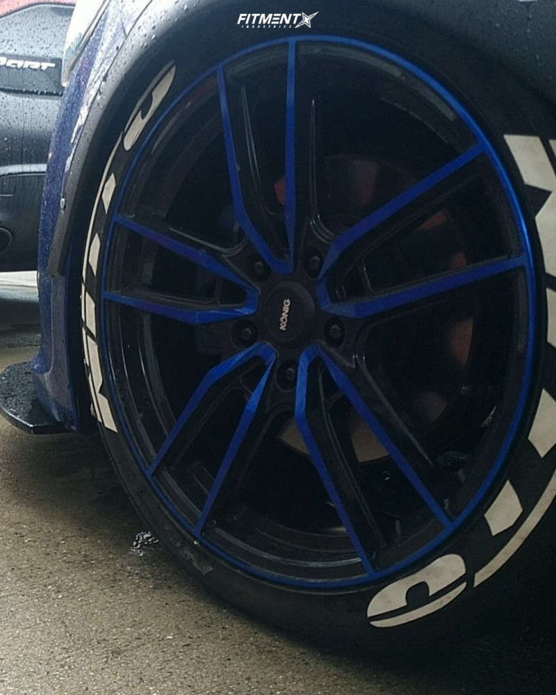 2014 Hyundai Veloster Turbo with 18x8 Konig Myth and Nitto 235x40 on ...