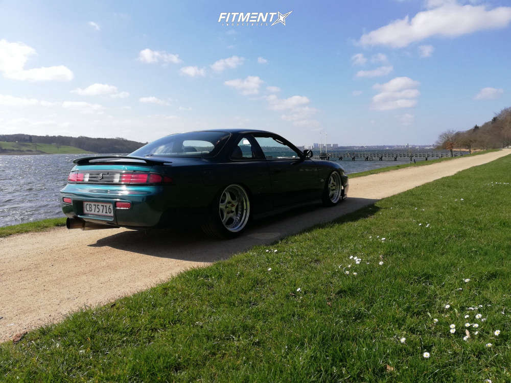 1998 Nissan S14 Base with 18x9 RH Wheels and Michelin 225x40 on Air ...