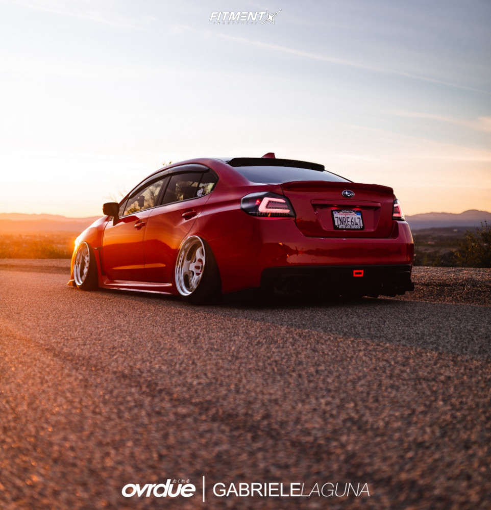 2016 Subaru WRX Premium with 18x10 Work Meister S1 3P and Federal ...