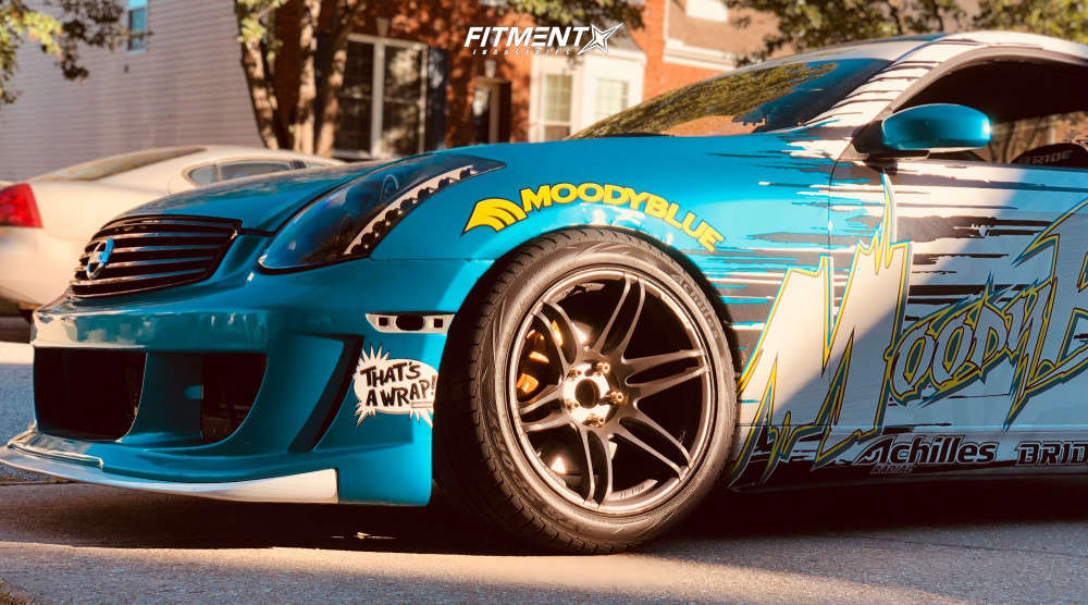 2003 INFINITI G35 Base with 18x10.5 Cosmis Racing Mrii and Achilles ...