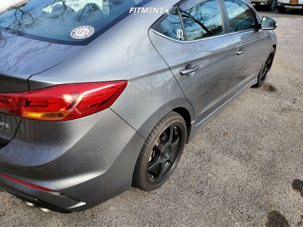 2017 Hyundai Elantra Sport with 18x8 Konig Backbone and BFGoodrich ...