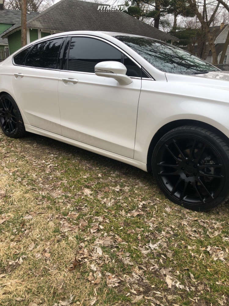 2016 Ford Fusion Titanium with 20x8.5 KMC Km696 and Ohtsu 245x35 on ...