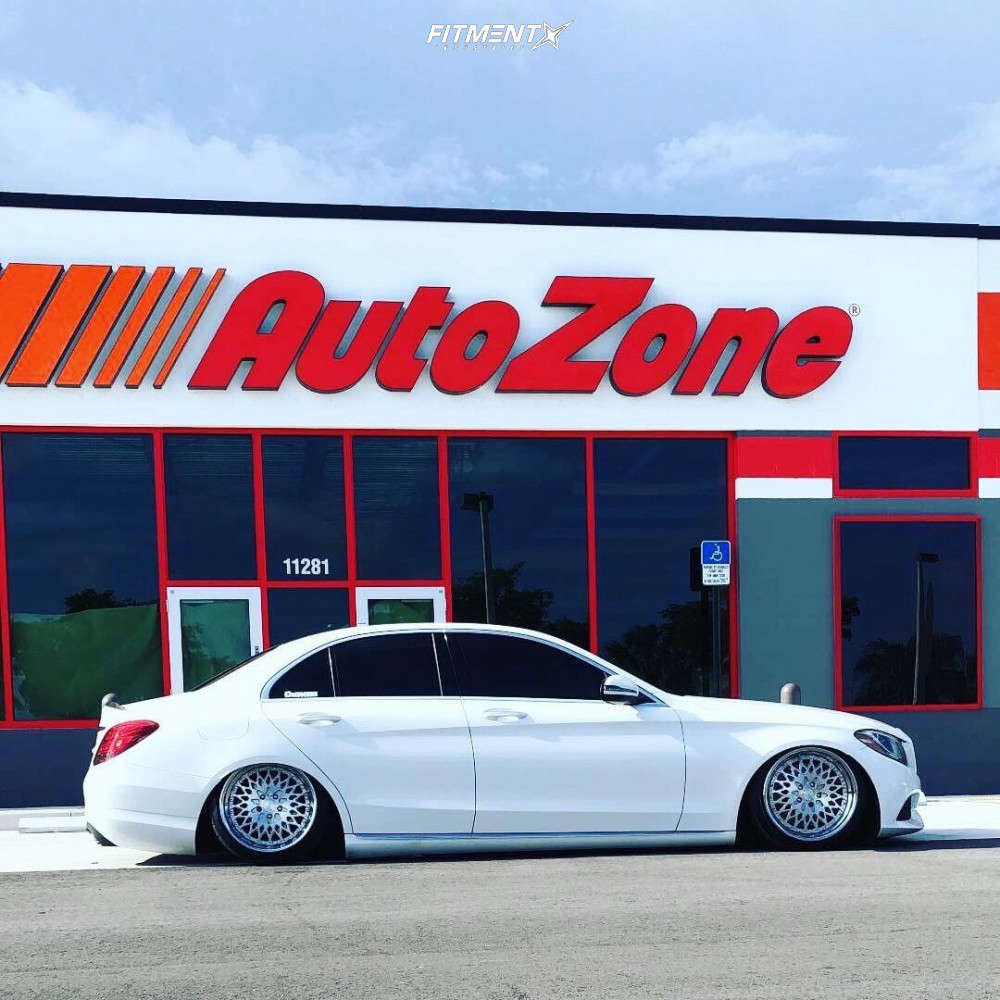 2016 Mercedes-Benz C300 Base with 18x8.5 Avant Garde F140 and Nitto ...