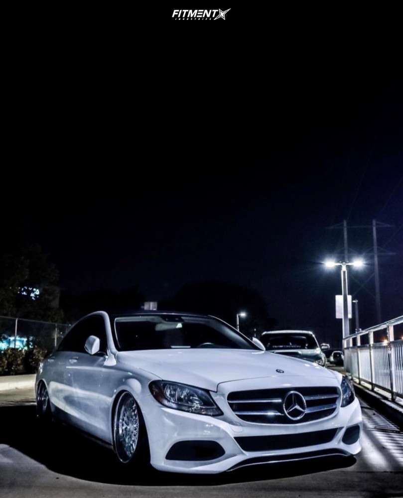 2016 Mercedes-Benz C300 Base with 18x8.5 Avant Garde F140 and Nitto ...