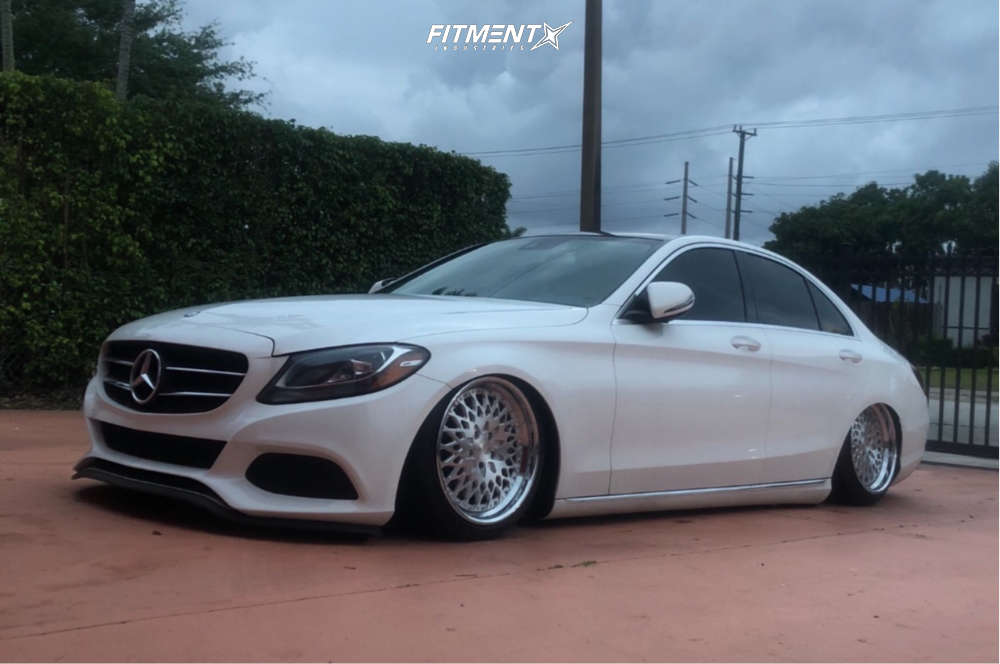 2016 Mercedes-Benz C300 Base with 18x8.5 Avant Garde F140 and Nitto ...