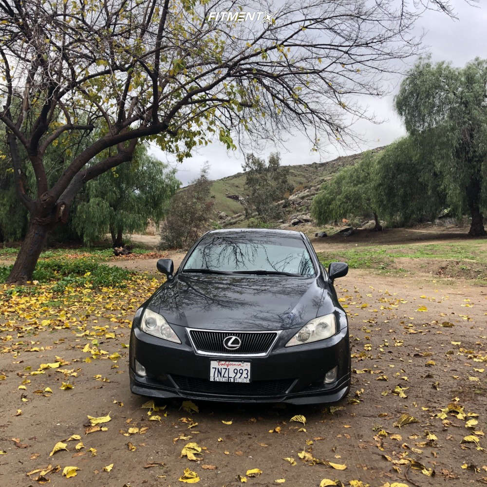 2008 Lexus IS250 4dr Sedan (2.5L 6cyl 6A) with 18x8.5 ESR Sr08 and ...