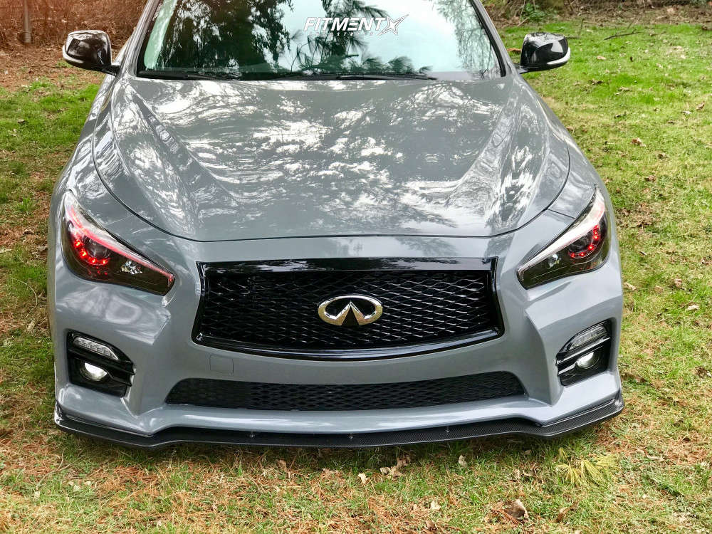2016 INFINITI Q50 Premium with 19x10.5 GMR Vss-1 and Falken 255x35 on ...
