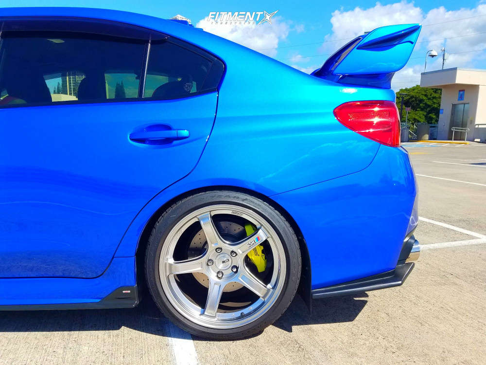 2018 Subaru WRX STI Base with 19x9.5 SSR GTX03 and Goodyear 255x35 on ...
