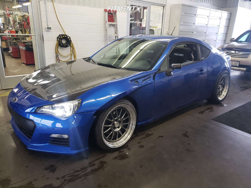 2013 Subaru BRZ Limited with 18x9.5 Work Seeker Fx and Hankook 215x40 on Coilovers | 665883 ...