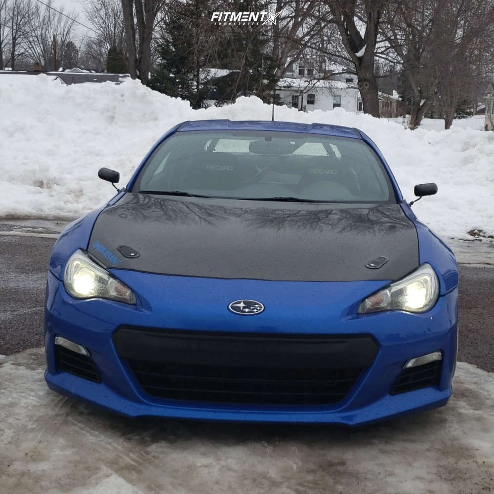 2013 Subaru BRZ Limited with 18x9.5 Work Seeker Fx and Hankook 215x40 on Coilovers | 665883 ...