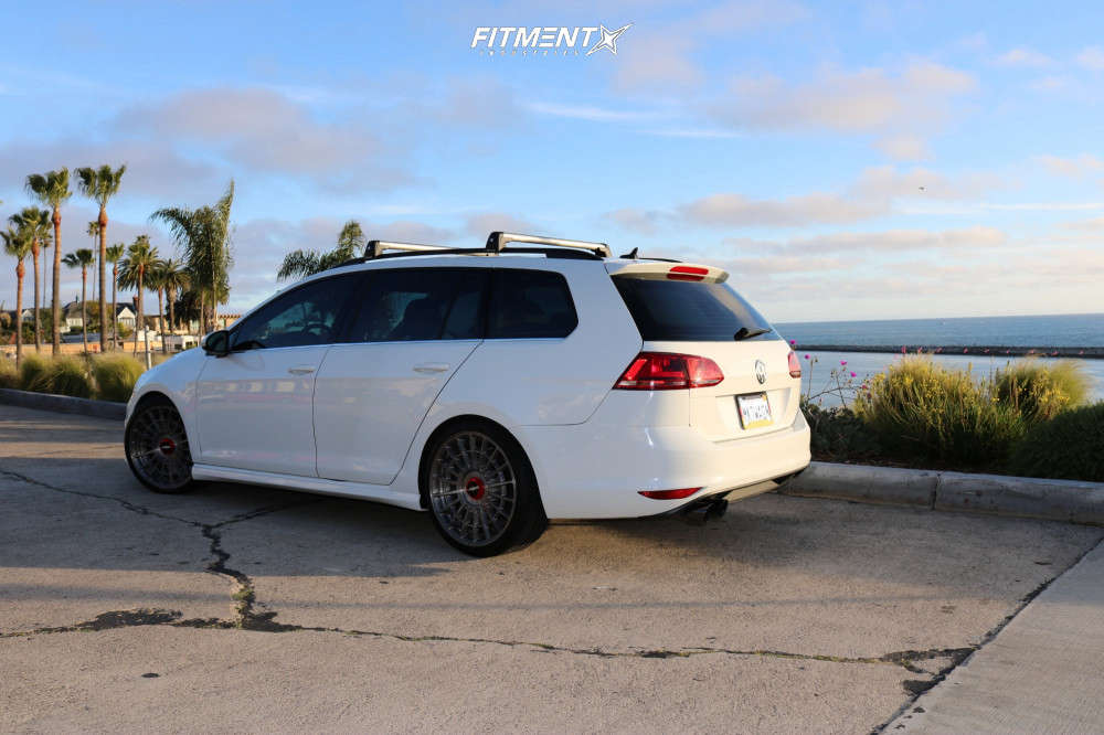 2016 Volkswagen Golf SportWagen SE with 19x8.5 Rotiform Las-r and ...