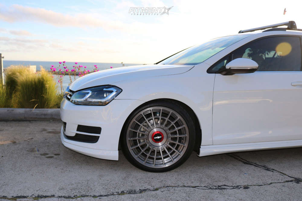 2016 Volkswagen Golf SportWagen SE with 19x8.5 Rotiform Las-r and ...