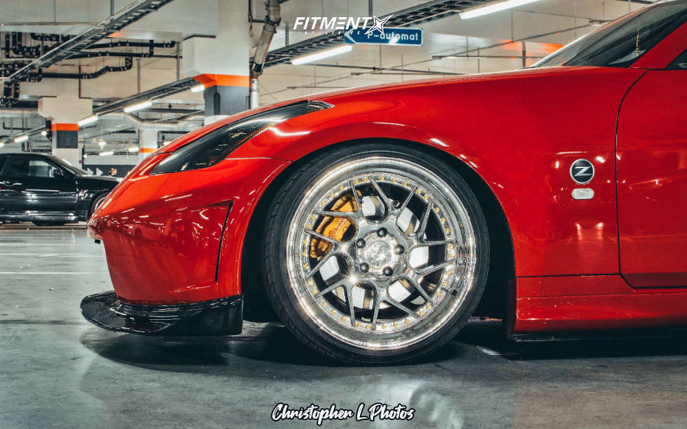 2004 Nissan 350Z Performance with 19x9.5 Aodhan Ds01 and Nankang 225x35 ...