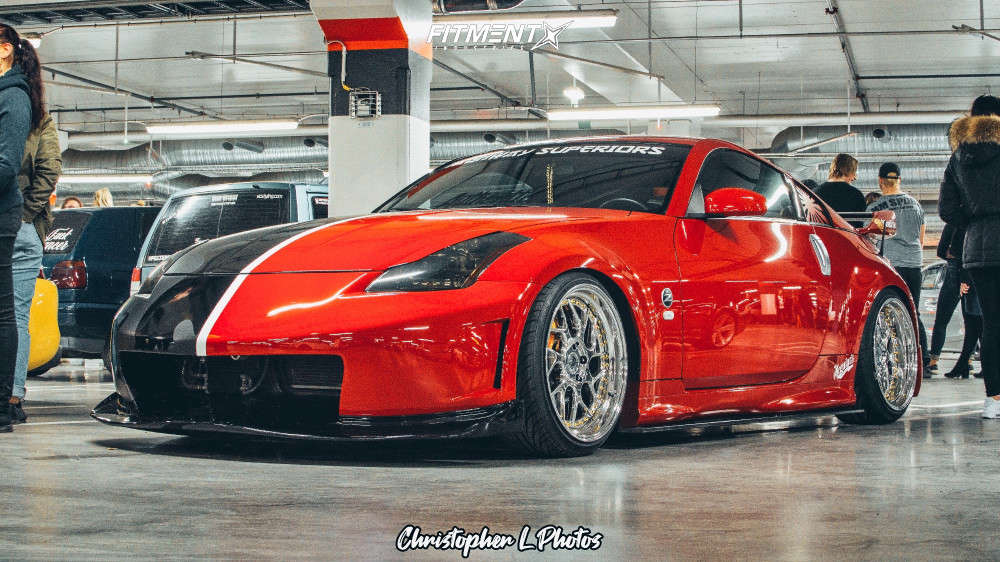 2004 Nissan 350Z Performance with 19x9.5 Aodhan Ds01 and Nankang 225x35 ...