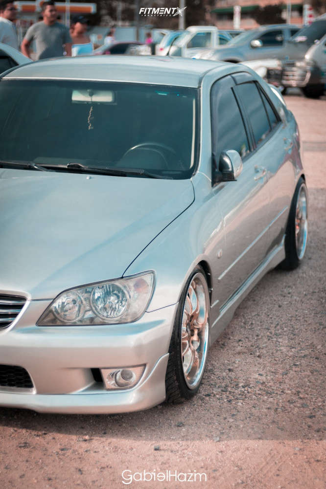 2001 Lexus IS300 Base with 18x8.5 Manaray Sport Vertec VR5 and Hankook ...