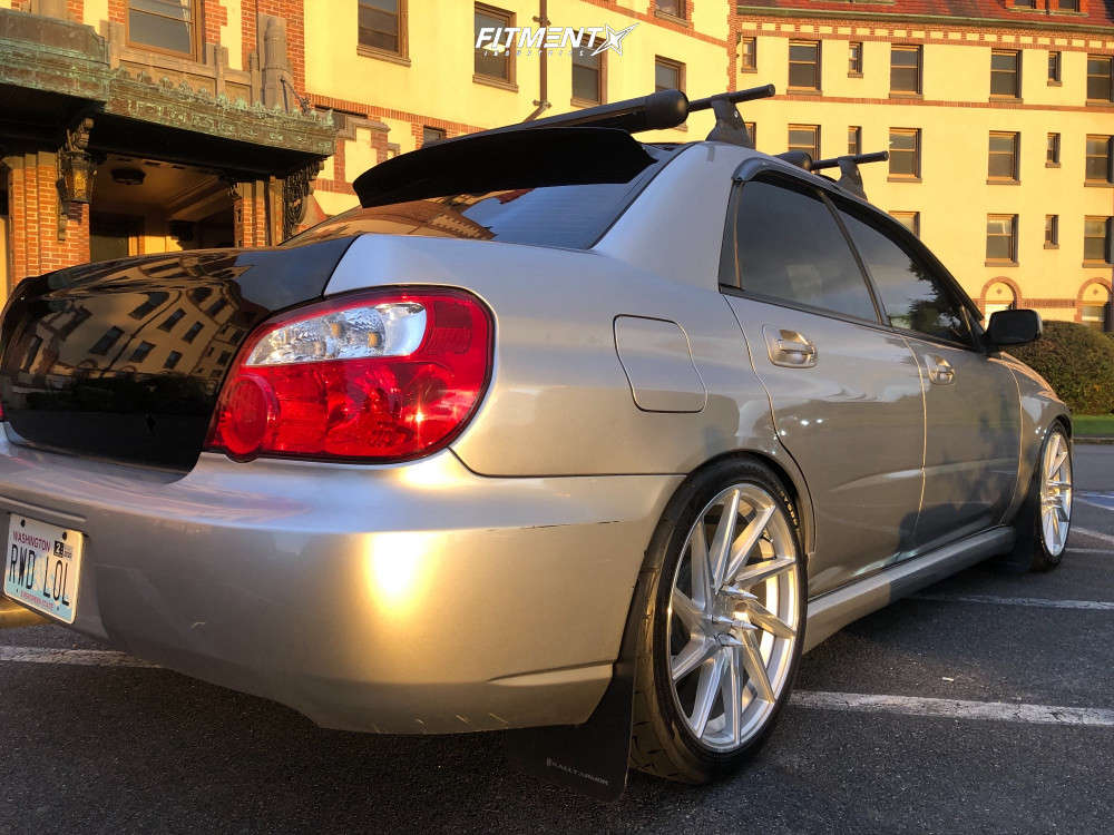2005 Subaru Impreza RS with 18x8.5 F1R F29 and Firestone 235x55 on ...