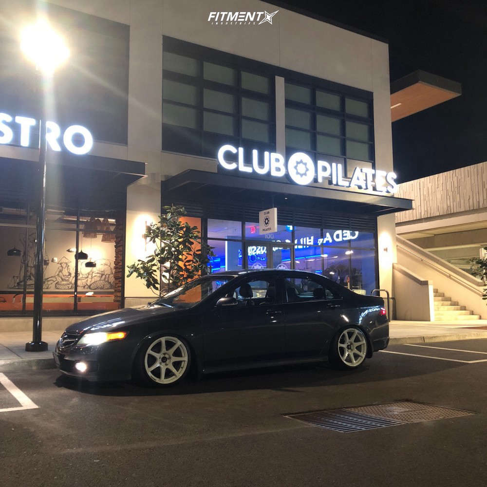 2008 Acura TSX Base with 18x9 Cosmis Racing MR7 and Nankang 215x40 on ...