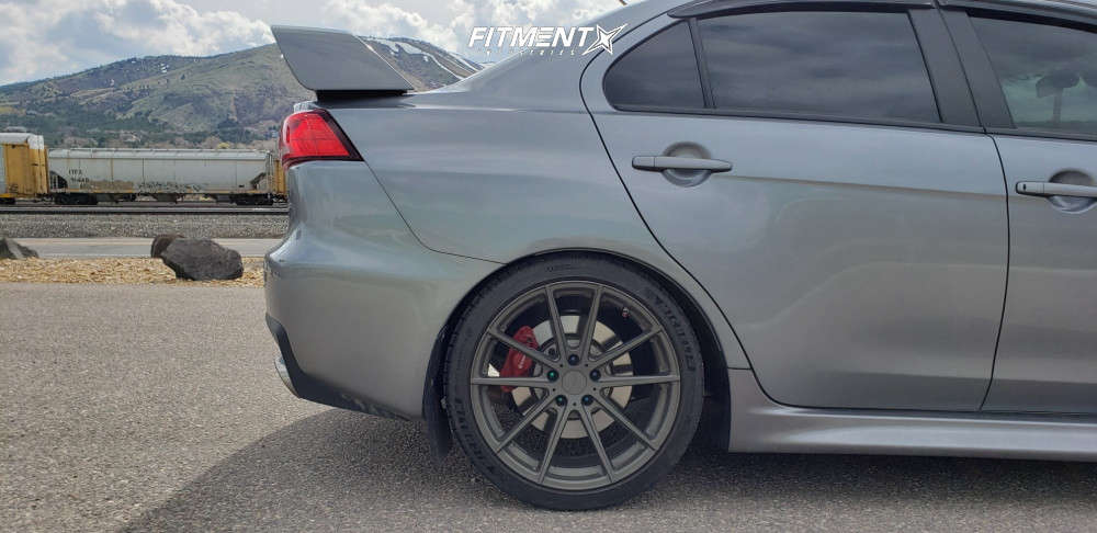 2015 Mitsubishi Lancer Evolution GSR with 19x9 TSW Geneva and Michelin ...