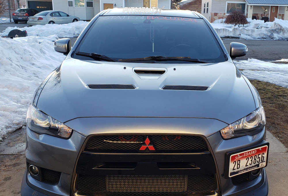 2015 Mitsubishi Lancer Evolution GSR with 19x9 TSW Geneva and Michelin ...