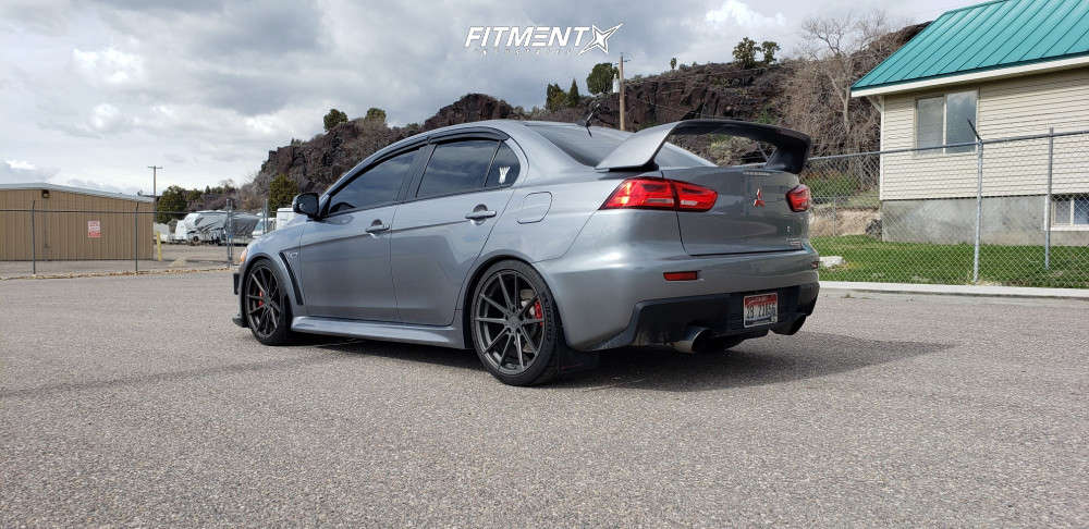 2015 Mitsubishi Lancer Evolution GSR with 19x9 TSW Geneva and Michelin ...