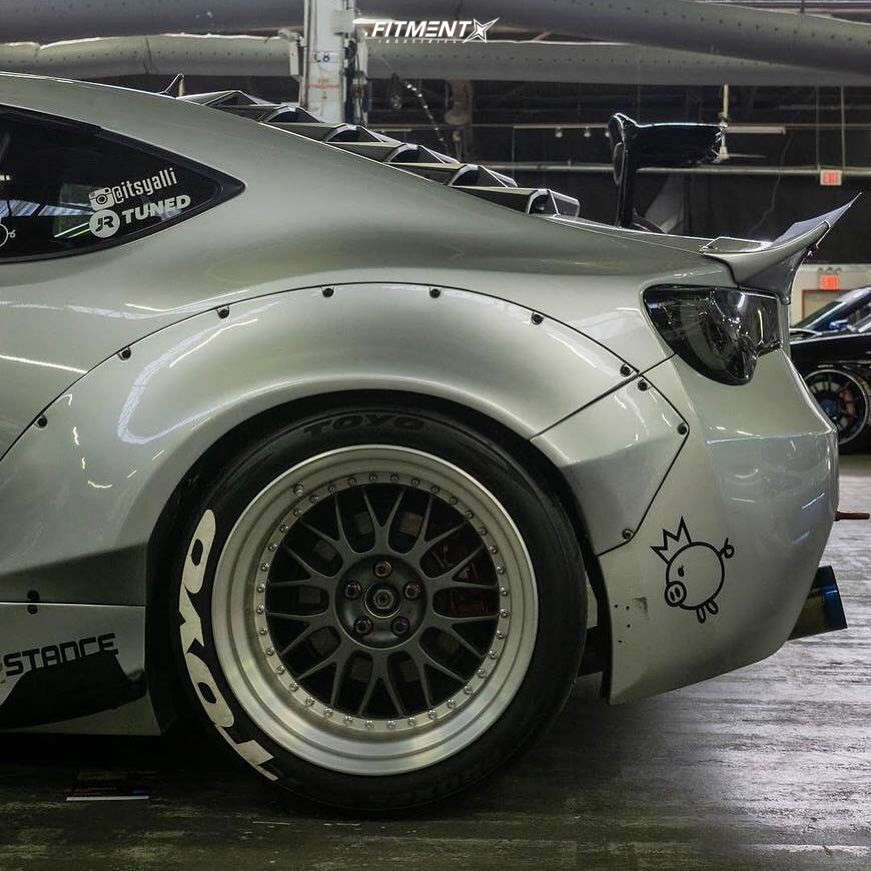 2014 Subaru BRZ Premium with 18x9.5 Work Meister M1 3p and Toyo Tires ...