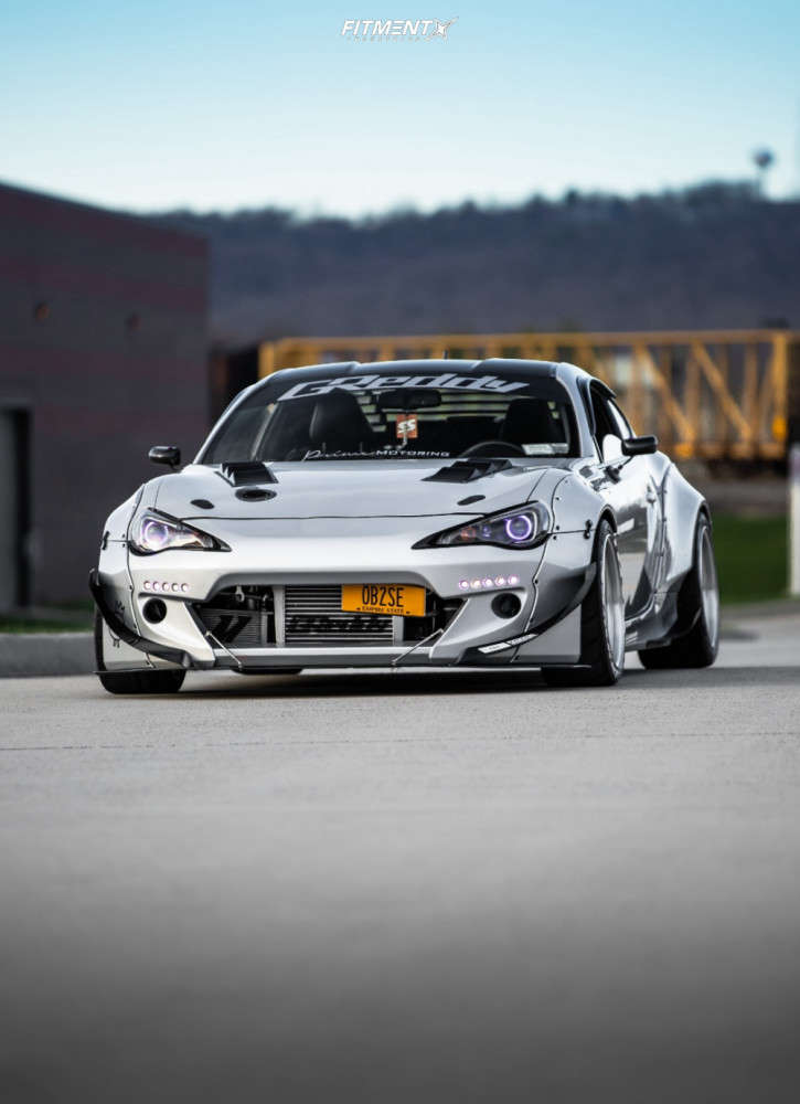 2014 Subaru BRZ Premium with 18x9.5 Work Meister M1 3p and Toyo Tires ...