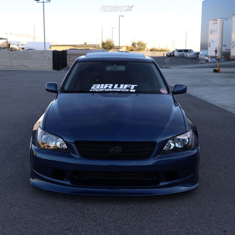 2004 Lexus IS300 Base with 18x9.5 Work Meister S1 3P and Federal 215x40 ...