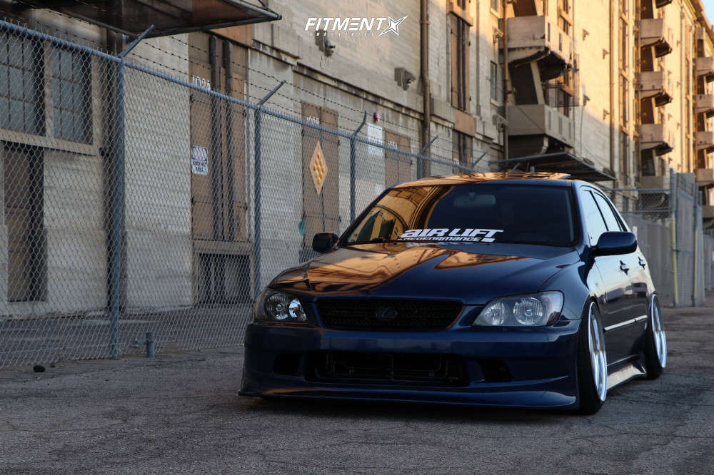 2004 Lexus IS300 Base with 18x9.5 Work Meister S1 3P and Federal 215x40 ...