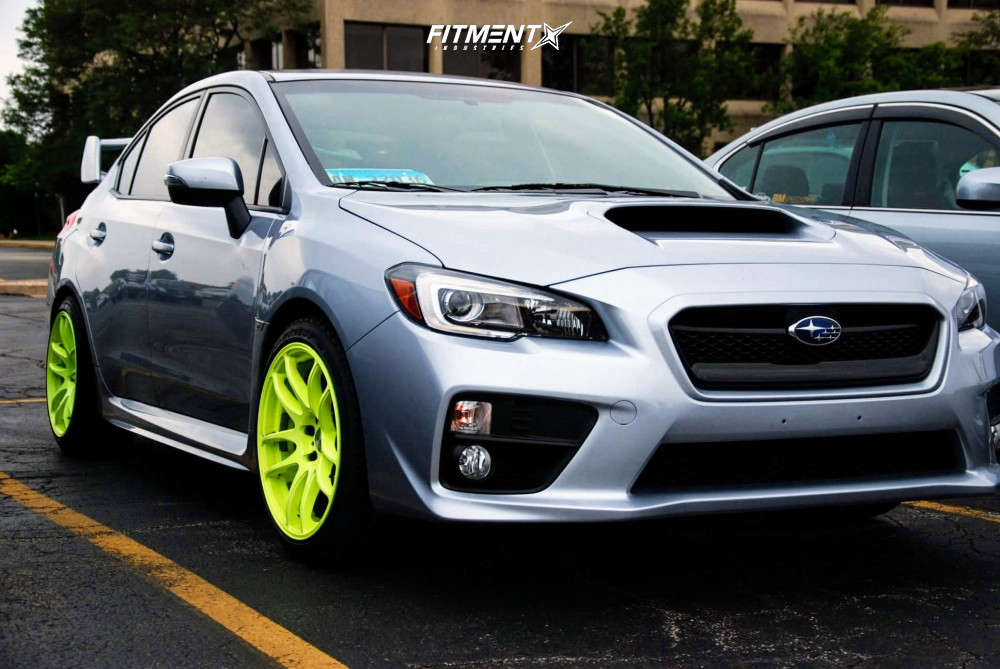 2017 Subaru WRX STI Base with 18x9.5 ESR Sr08 and Michelin 265x35 on ...