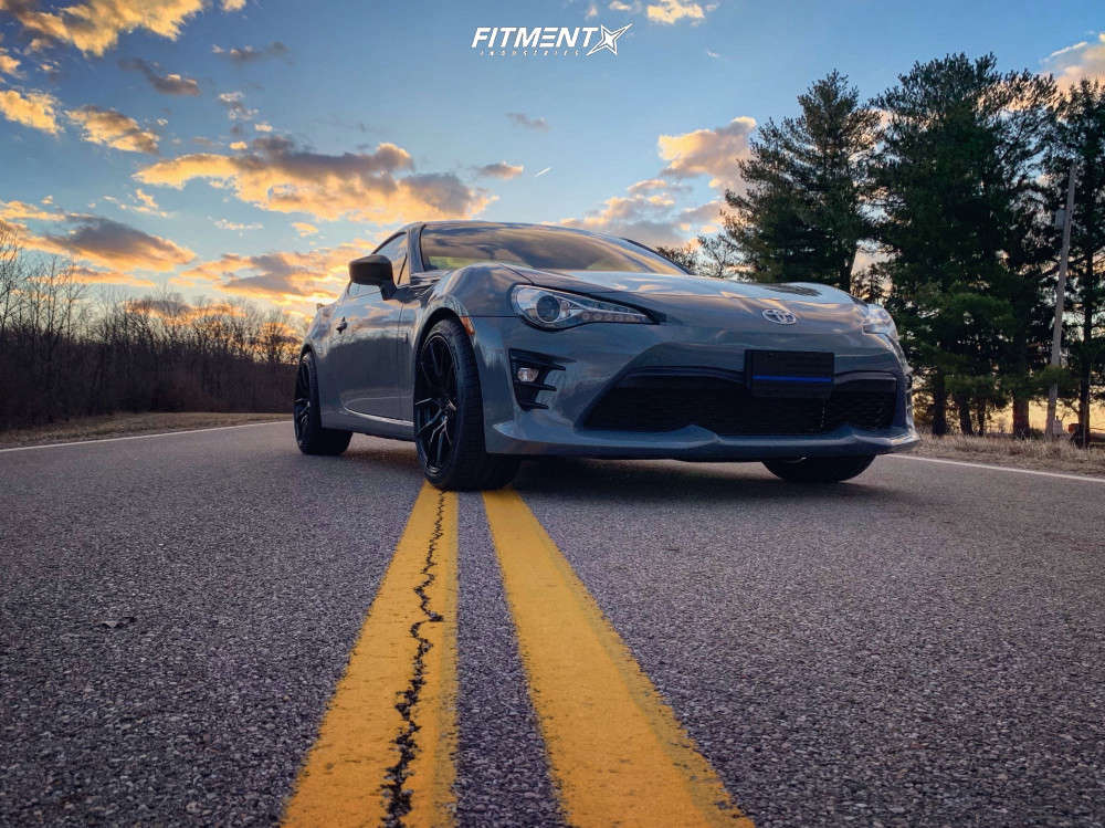 2018 Toyota 86 GT with 18x9.5 Option Lab R716 and Michelin 255x35 on Coilovers | 669728 ...