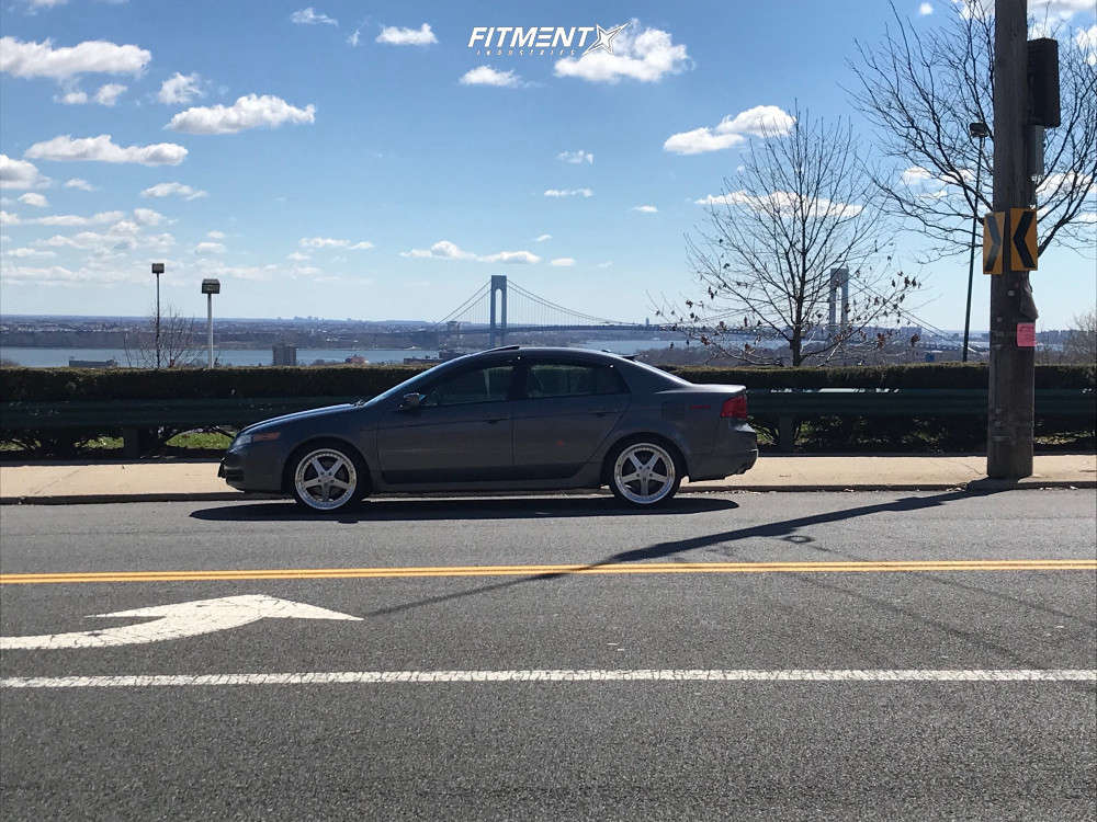 2006 Acura TL Base with 19x8.5 ESR SR04 and Continental 235x35 on Stock ...