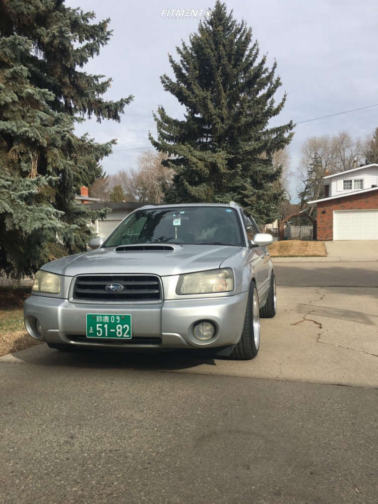 2002 Subaru Forester Base with 18x9.5 Whistler Kr1 and Goodyear 245x40 ...