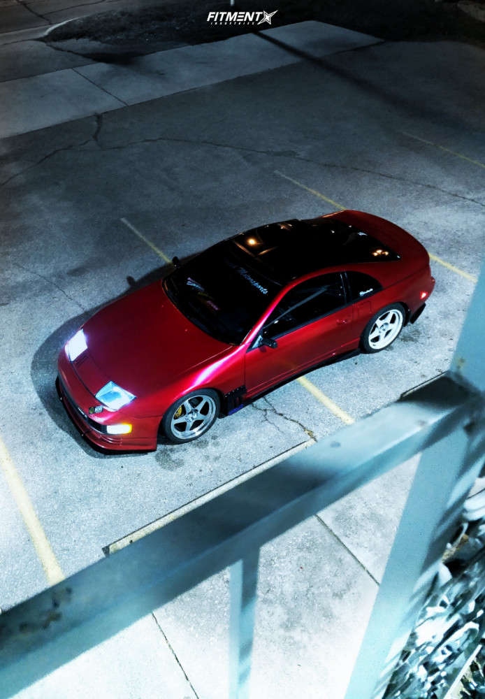 1990 Nissan 300ZX Base with 18x9.5 Rota Slipstreams and Federal 265x35 ...