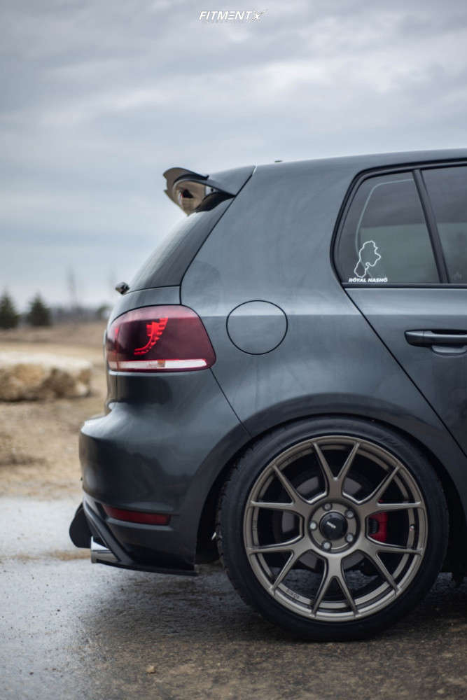 2013 Volkswagen GTI Base with 18x8.5 Konig Ampliform and Nitto 225x40 ...