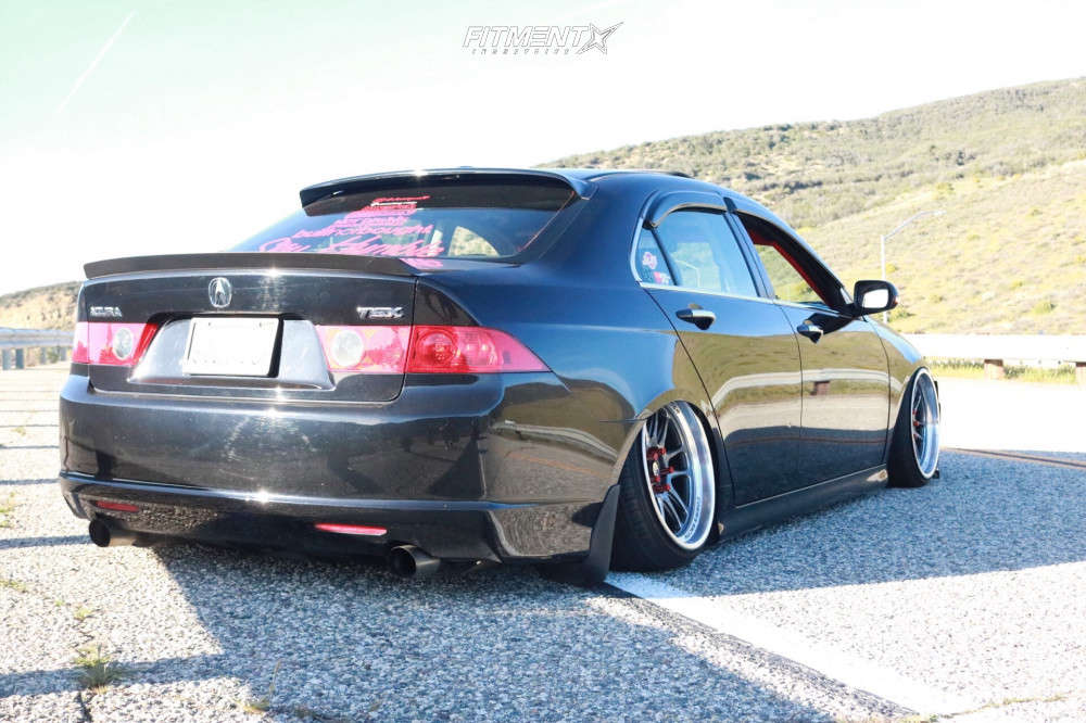 2008 Acura TSX Base with 18x9.5 Cosmis Racing XT-206R and Delinte ...