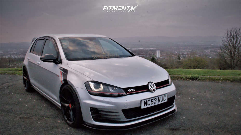 2014 Volkswagen GTI Wolfsburg Edition with 19x8.5 Rotiform Flg and ...