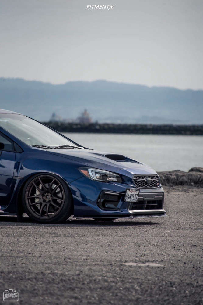 2018 Subaru WRX STI Limited with 19x9.5 Work Emotion Cr Kiwami and Toyo ...